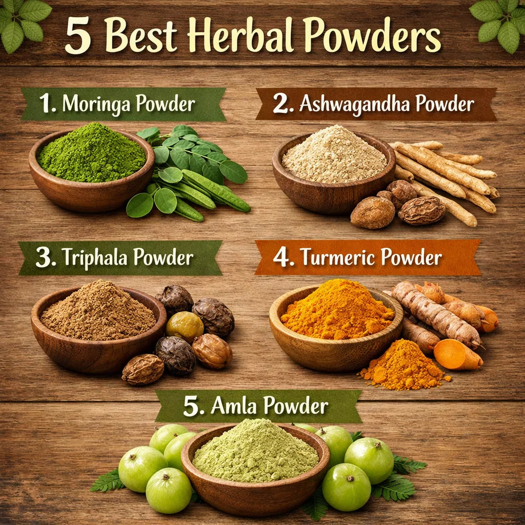 5 Best Herbal Powders for Everyday Wellness – My Forest